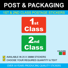 Affordable Postal Stickers | 1st & 2nd | FREE UK Delivery – Price Stickers