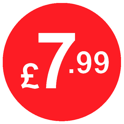 £ Red Price Stickers - 20mm | eBay UK