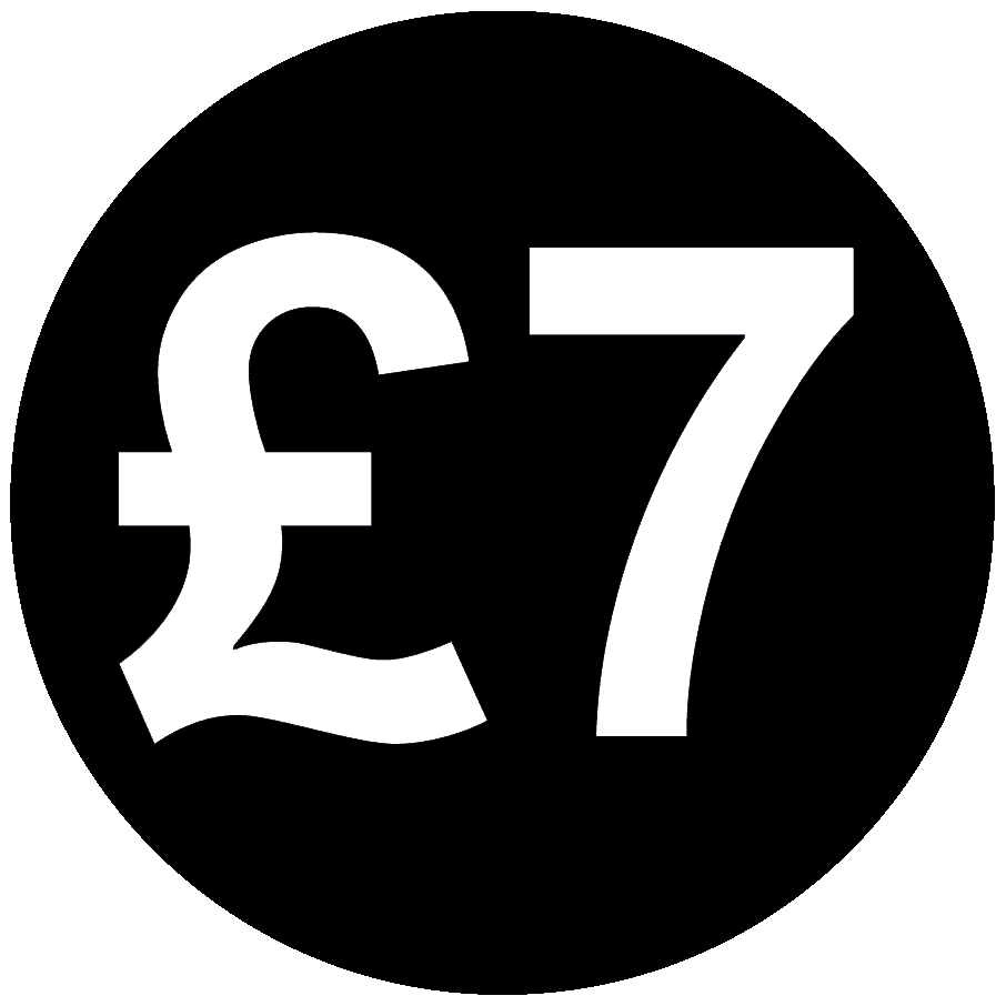  Black Price Stickers 13mm EBay