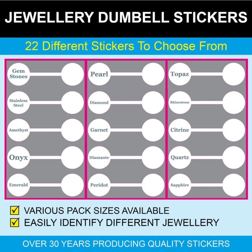 Precious Stones - Jewellery Price Stickers - Price Stickers