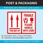Fragile Stickers | Fragile Labels - Buy Online with Price Stickers