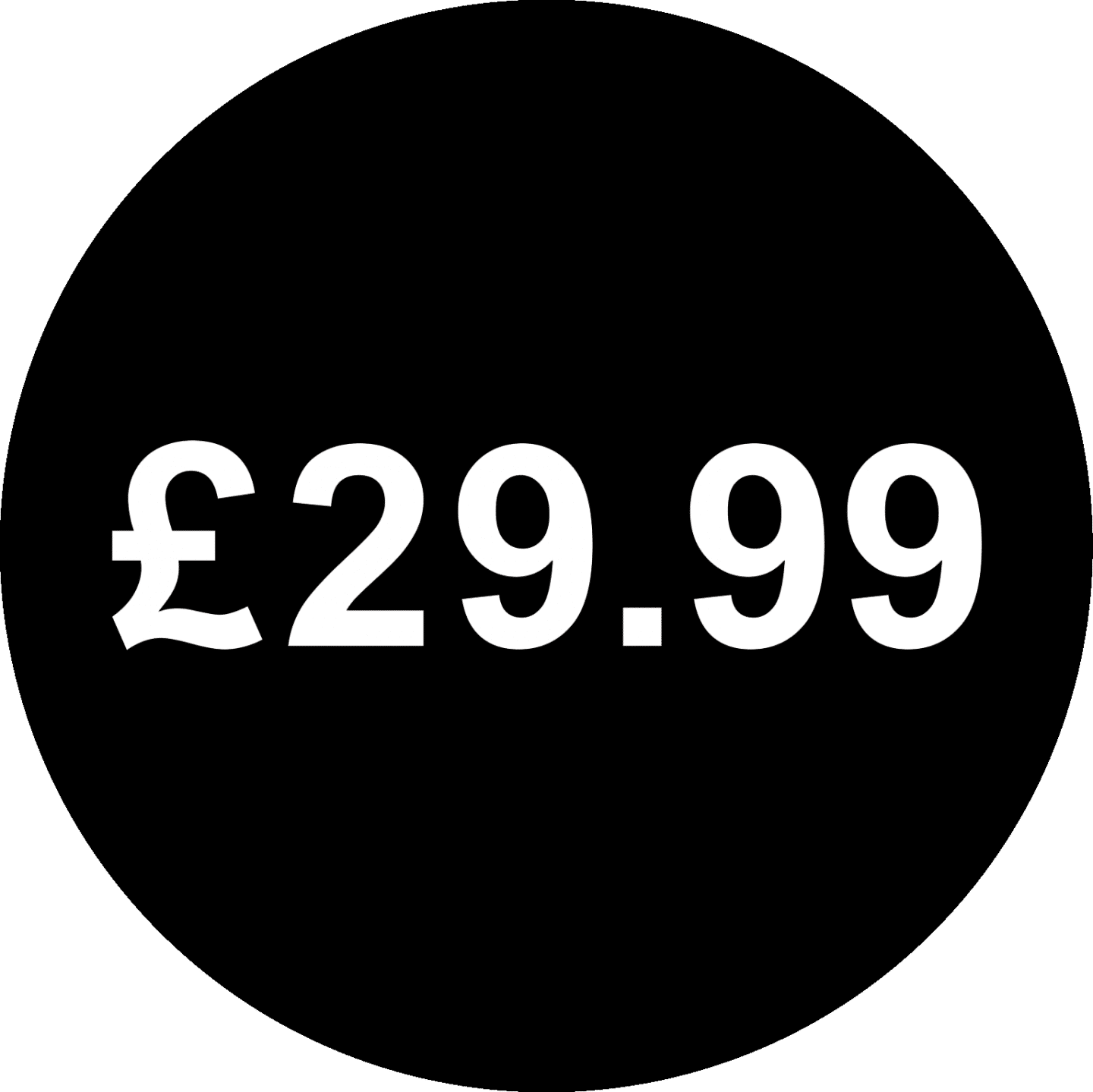 Black Price Stickers 13mm EBay Black Price Stickers 13mm EBay